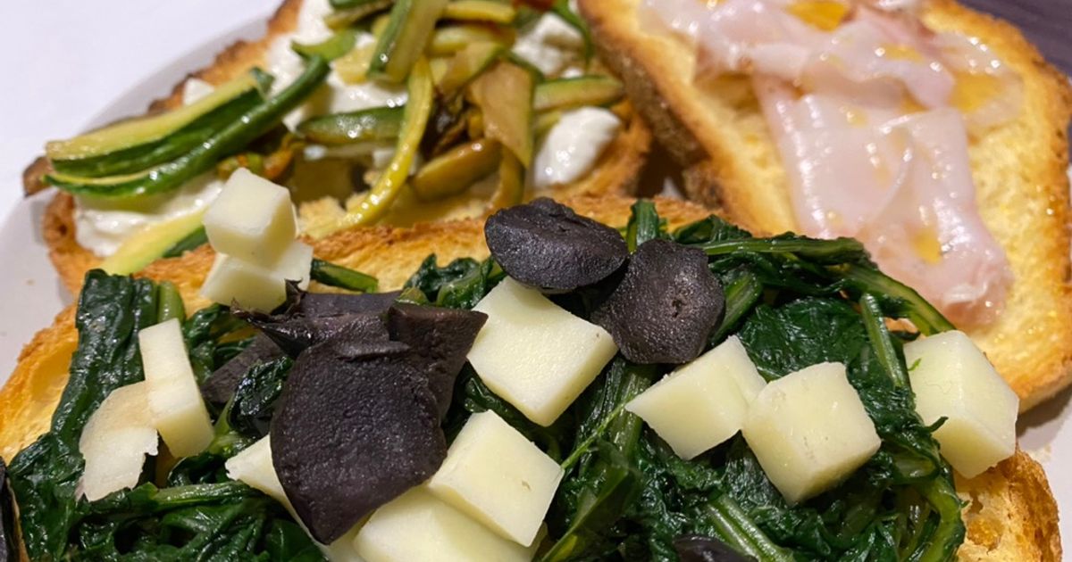 Bruschetta Variety! Recipe by Alexandra Di Fiore