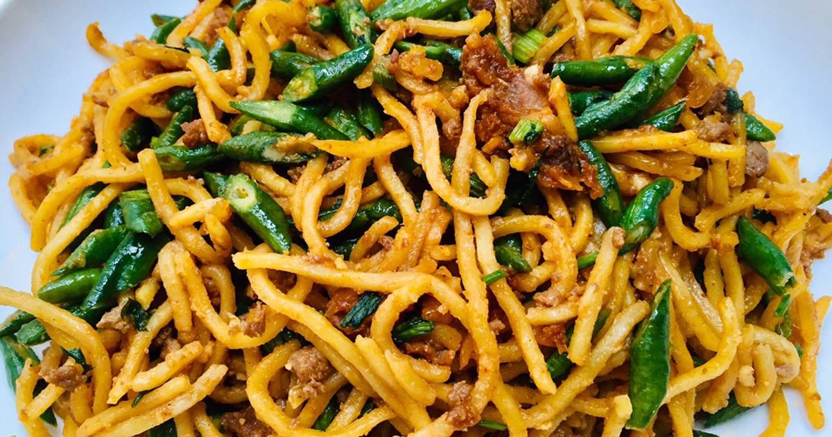 Resep Mie goreng daging giling ☘️☘️ oleh Nince124 - Cookpad