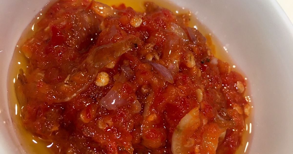 Resep sambal ebi botol rumahan enak dan mudah - Cookpad