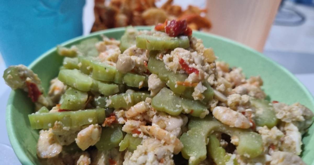 Resep Tumis Pare Udang Tempe oleh Eurica Wijaya - Cookpad