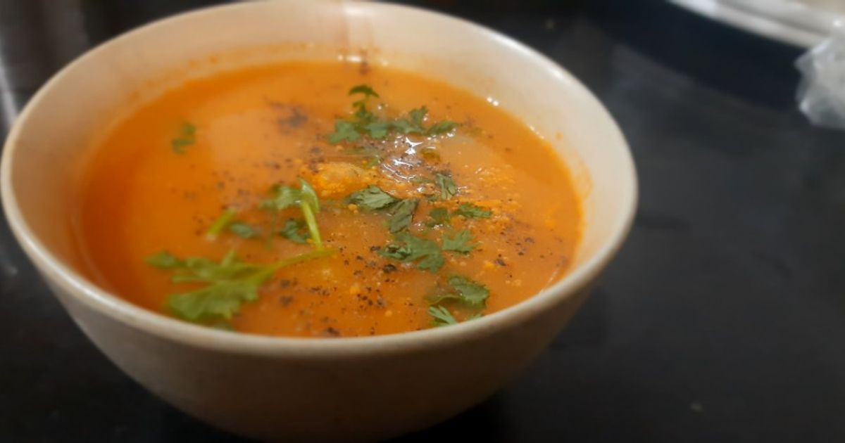 Dudhi Tomato Soup For Weight Loss Recipe by Janki Badiyani - Cookpad