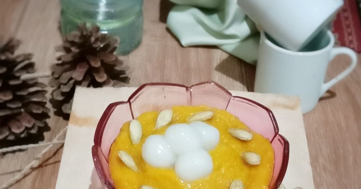 Resep Hobakjuk/Bubur Labu Kuning Ala Korea oleh Mami Kenzie - Cookpad