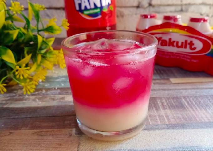 Resep Es Fanta Yakult oleh Widjie Astuti - Cookpad