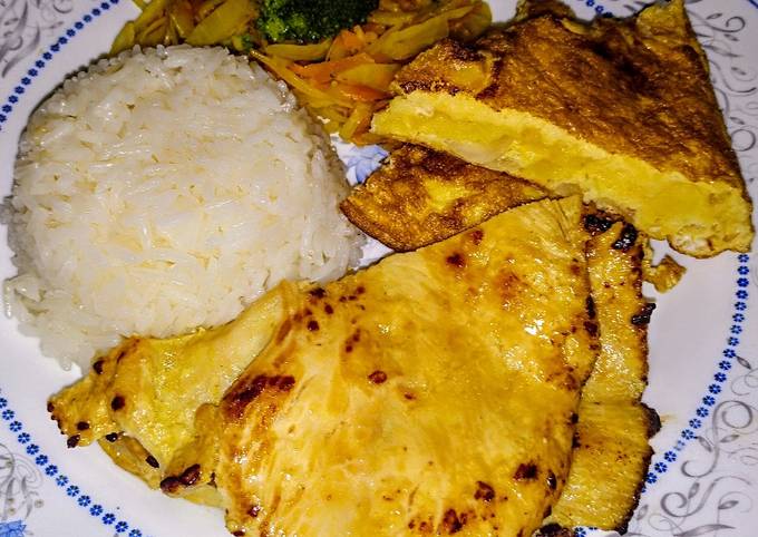 CORRIENTAZO Costeño, con Tortilla española...! Receta de 🌺Zandry ...