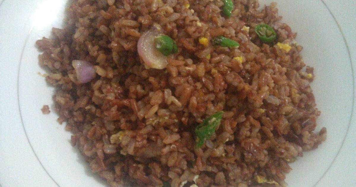 Resep Nasi Goreng Beras Merah oleh Keluarga kami - Cookpad