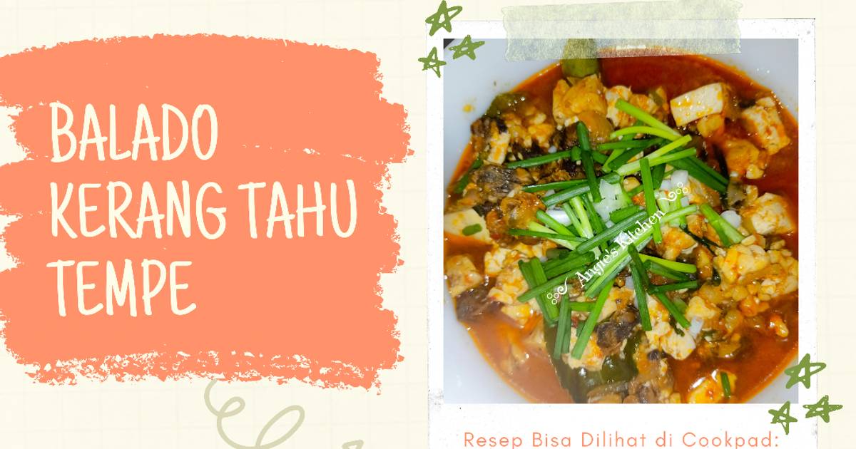 Resep Balado Kerang Dara Tahu Tempe oleh 🌼ANGIE'S LEE KITCHEN🌼 - Cookpad