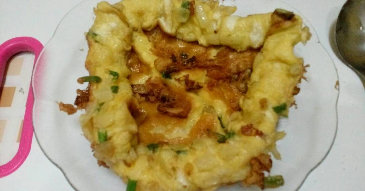 Resep Telur dadar crispy oleh Sandi Arsyie - Cookpad