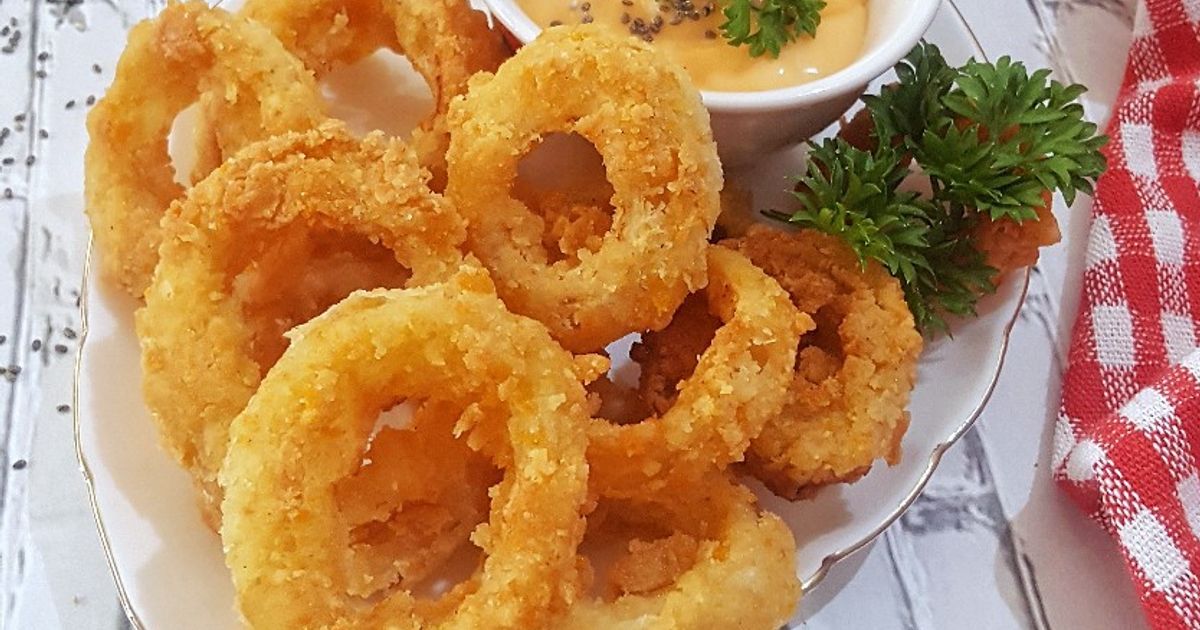 Resep onion ring rumahan enak dan mudah - Cookpad