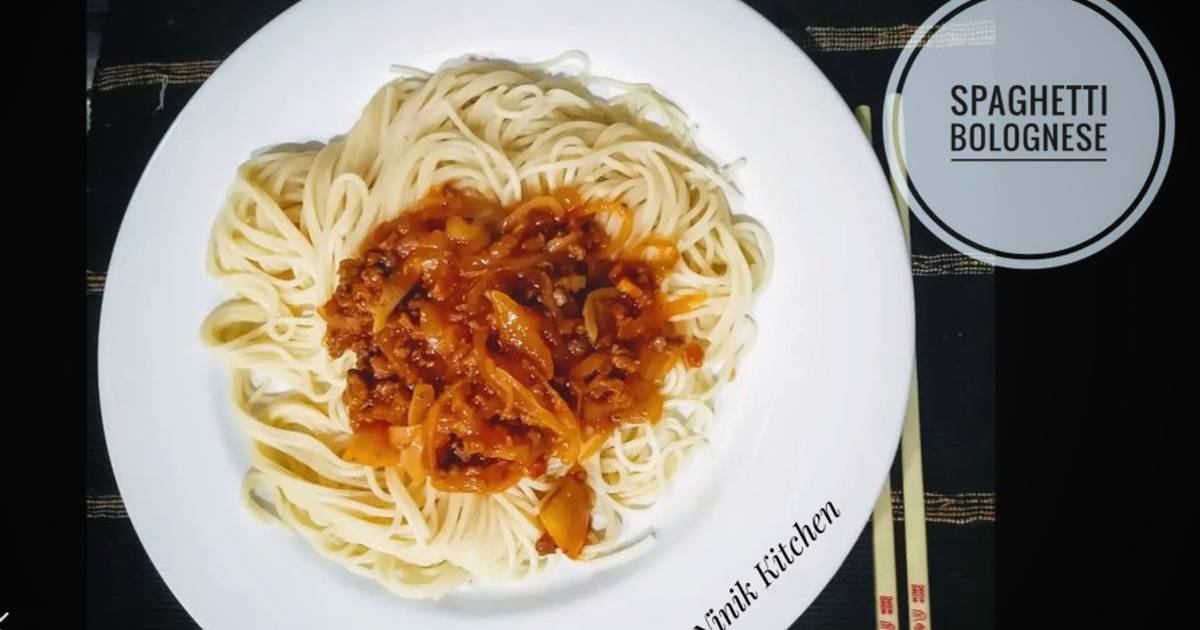 138 resep mie saus spaghetti bolognese enak dan mudah - Cookpad