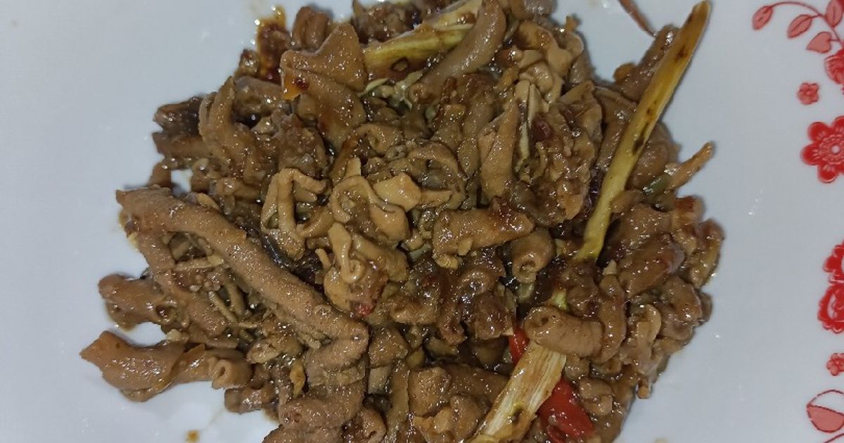 Resep Oseng Usus Pedas Manis Gurih oleh Syalia - Cookpad