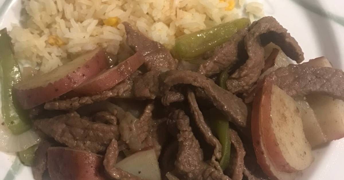 Bistec con pimientos - 89 recetas caseras- Cookpad