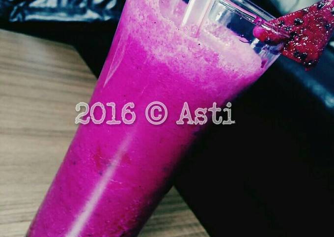 Resep Jus buah naga oleh Asti HC - Cookpad