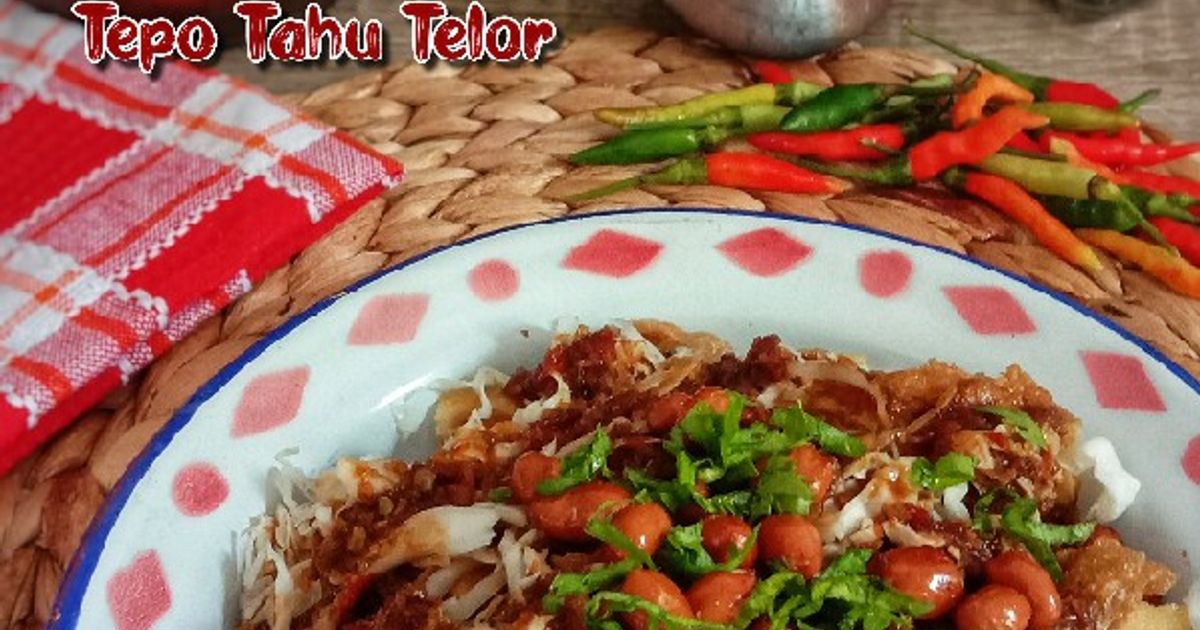 Resep Tepo Tahu Telor oleh Iffah Foodies - Cookpad