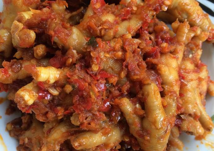 Resep Ceker mercon oleh Indah Mustika - Cookpad