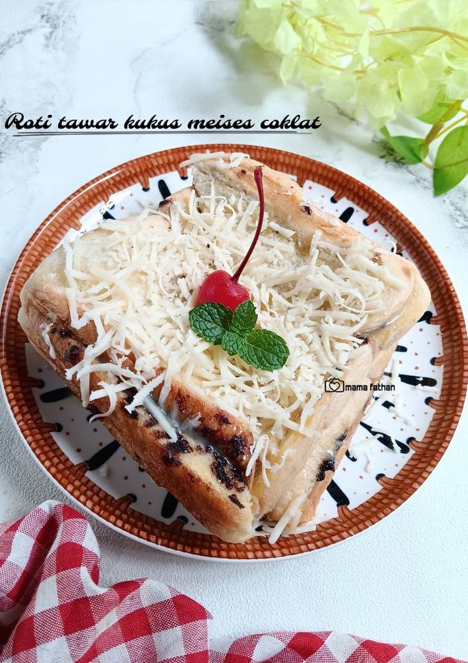 Resep Roti tawar kukus meises coklat oleh Mama fathan - Cookpad