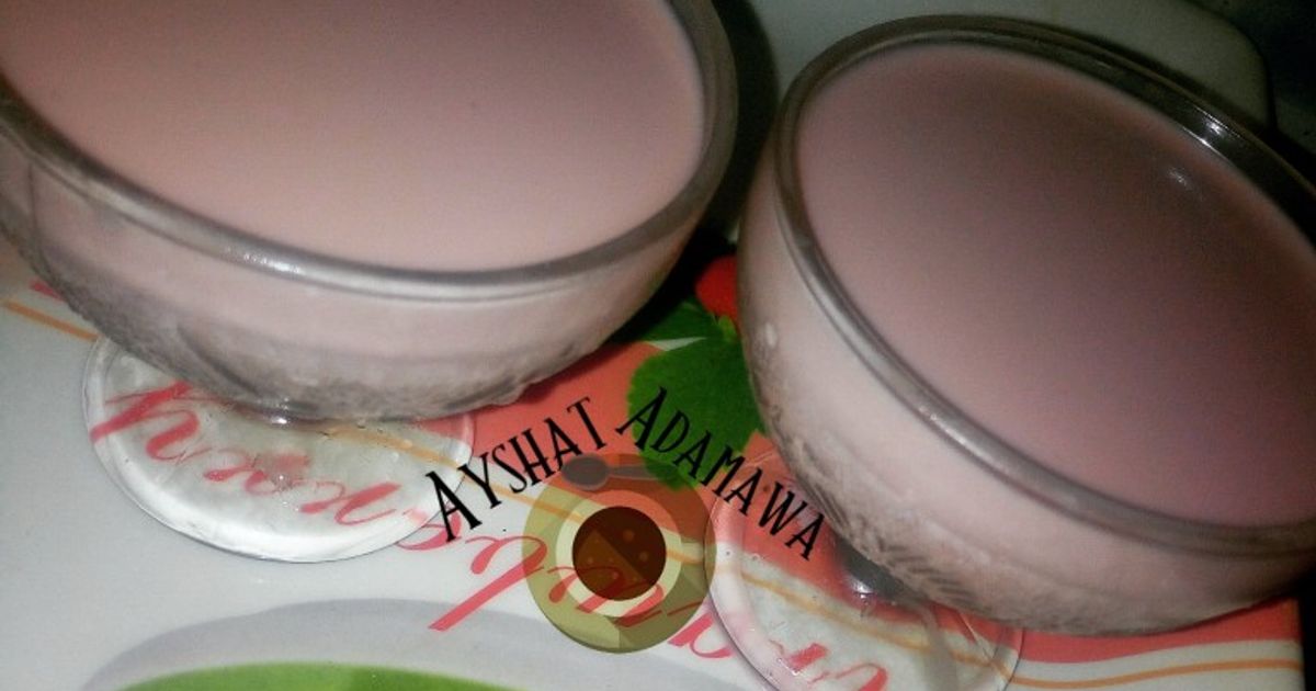 Kunucontest (Strawberry Kunu Aya) Recipe by Ayshat Adamawa(U. Maduwa ...