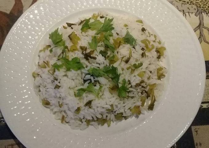 Celery rice Recipe by nosipho - Cookpad