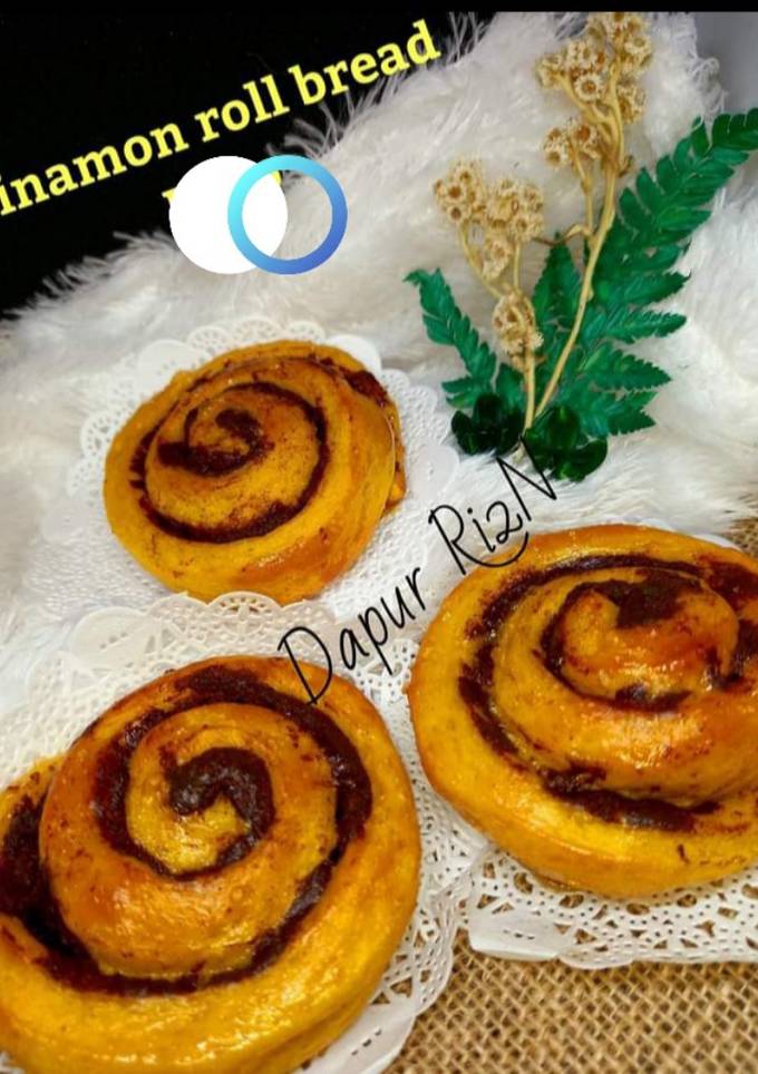 Resep Cinnamon roll Bread / Roti roll Cinnamon Labu Kuning oleh unis ...