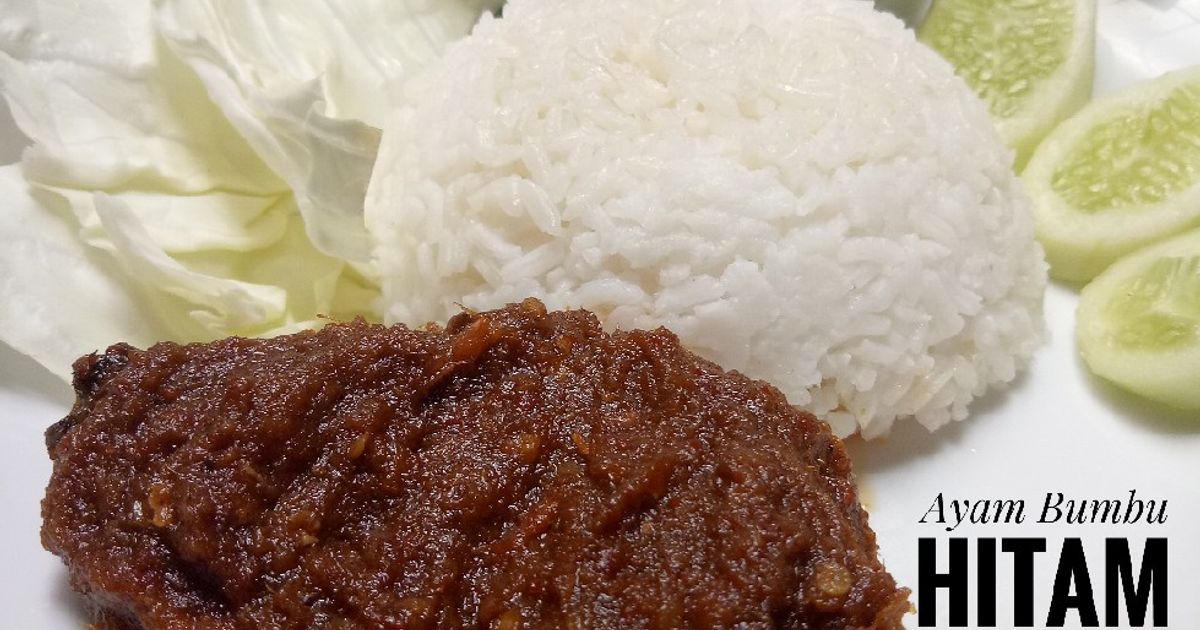 Resep Ayam Bumbu Hitam Khas Madura oleh Maylisha - Cookpad