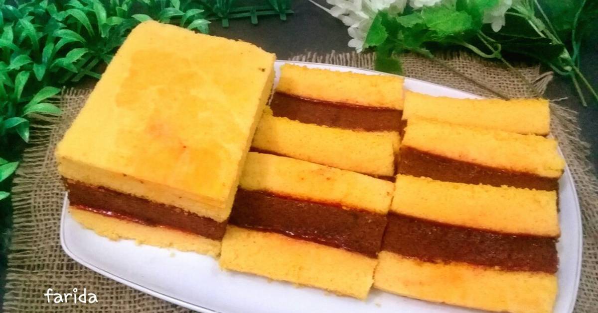 Resep Lapis Surabaya Ekonomis (6 telur) oleh farida Sulthan 🇮🇩 (IG. Malika02782) - Cookpad