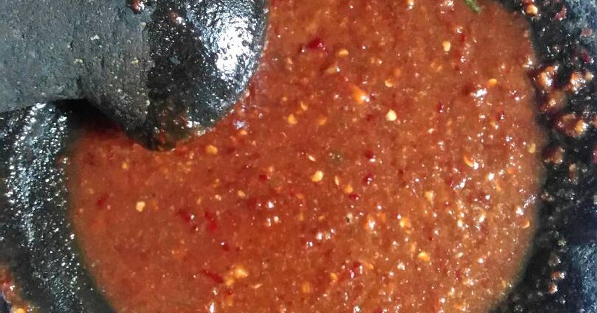 484 resep sambal rujak uleg enak dan mudah - Cookpad