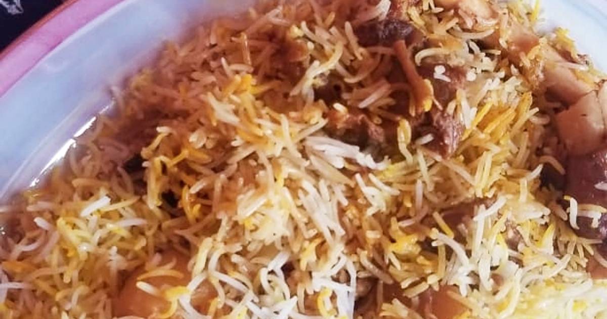 Mutton biryani Recipe by Huzaifa Bilal - Cookpad