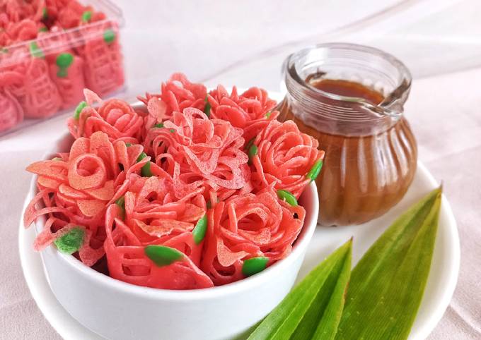 Resep Roti JALA Mawar Kuah Kinca oleh Ika Sulistianingsih - Cookpad