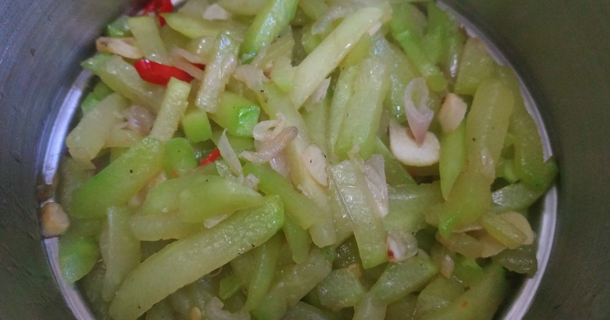 Resep tumis sayuran untuk anak labu rumahan enak dan mudah - Cookpad