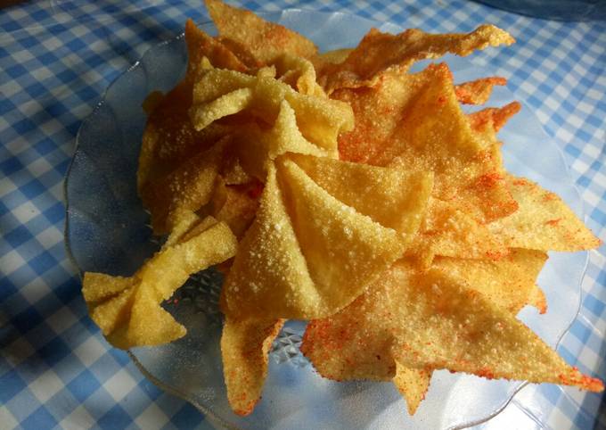 Resep Pangsit goreng balado oleh Juliana Huang - Cookpad