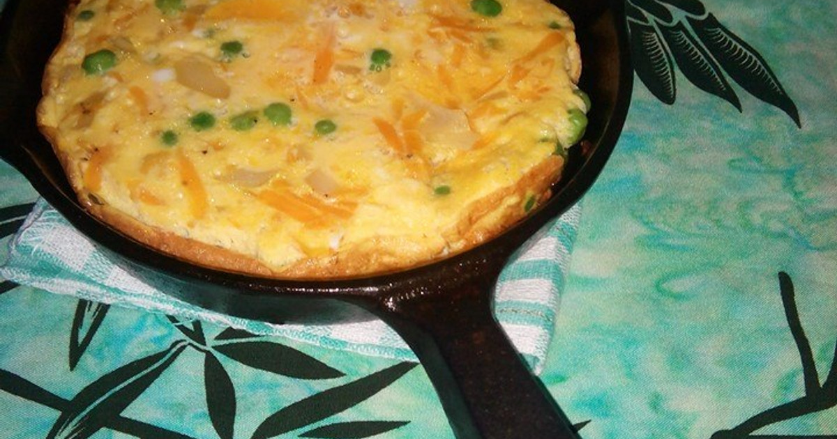 Thick Omelet With Butternut Squash And Peas Recipe by Angela Mertoyono ...