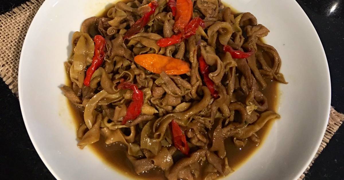 Resep Oseng usus pedas manis oleh Rim’s Kitchen - Cookpad