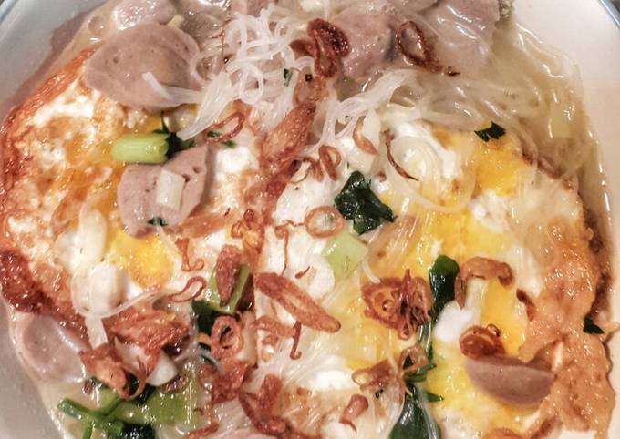 Resep Sop Bihun Bakso Telur oleh The Mommy's Project - Cookpad