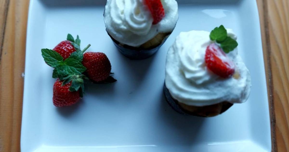 130 resep cup cake stroberi enak dan mudah - Cookpad