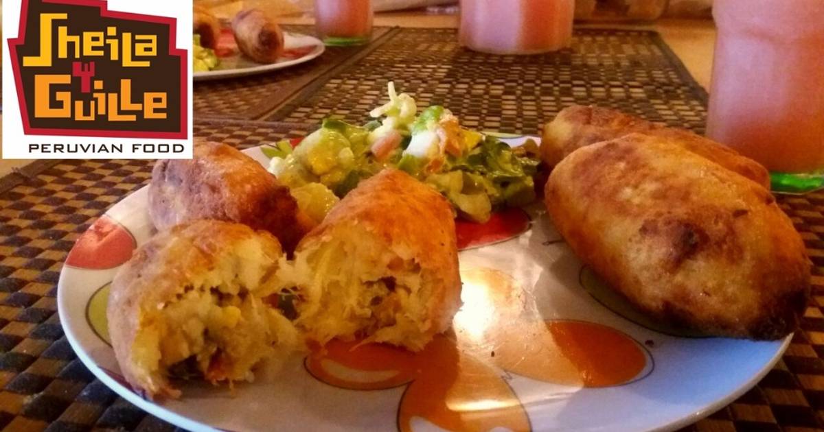 Yuca rellena Receta de Guillermo Torrejon Nava- Cookpad