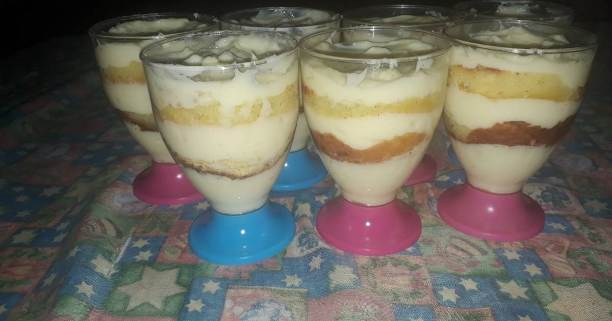 Postre en copas Receta de Johana Zurita- Cookpad