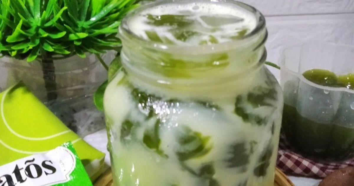 Resep *Es Matcha Cincau Jelli Pandan Suji (Cincau Home Made)* oleh ati ...
