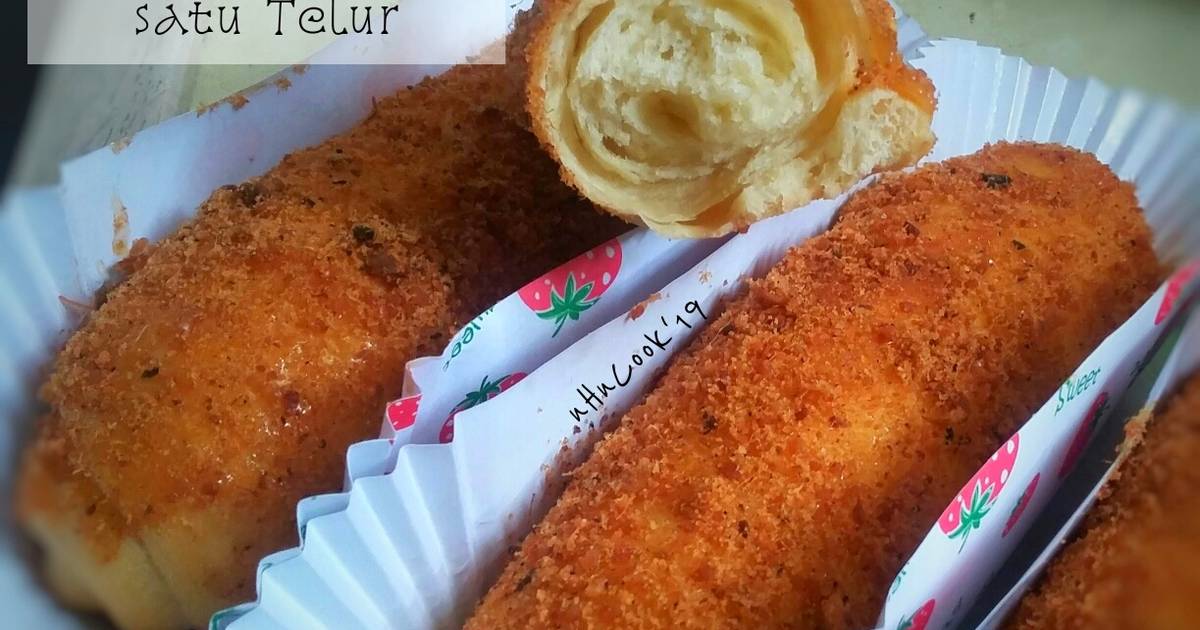 Resep Roti Abon 1 Telur 🐣 oleh 🍰nHnCook🐝 ||ZONA CEMILAN - Cookpad