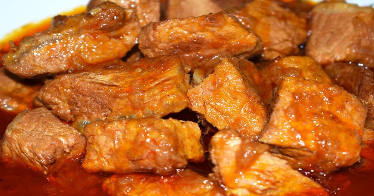 Вкусное тушеное мясо свинины на каждый день и на праздничный стол ...