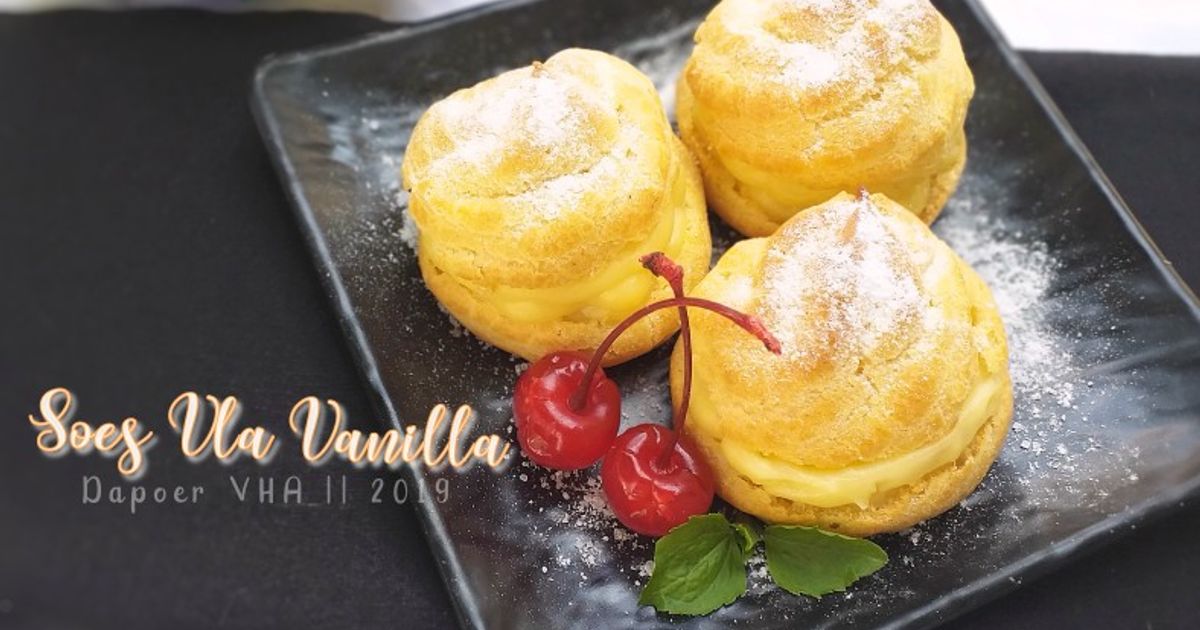 Resep Kue Soes/Sus Vla Vanilla oleh Dapoer VHA - Cookpad