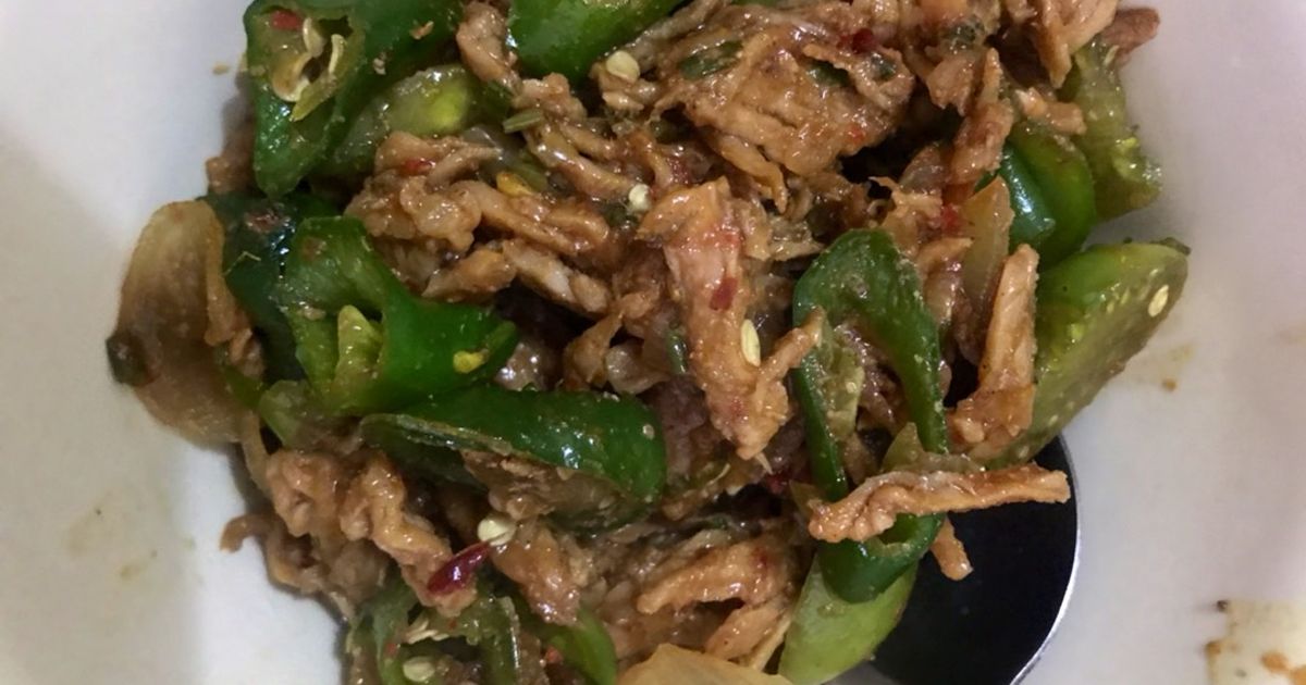 Resep Tumis Daging Cabe Ijo oleh magdalenajeje - Cookpad