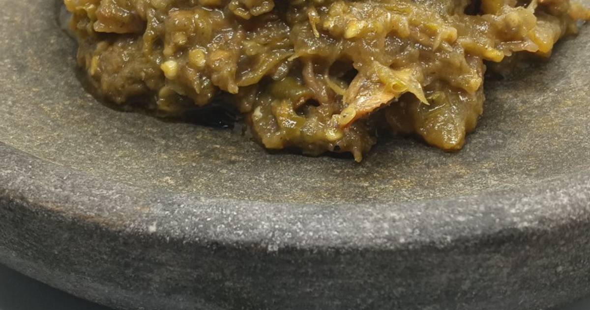 Resep Sambal gerang tabia gadang (sambal teri cabai hijau) oleh Umma ...