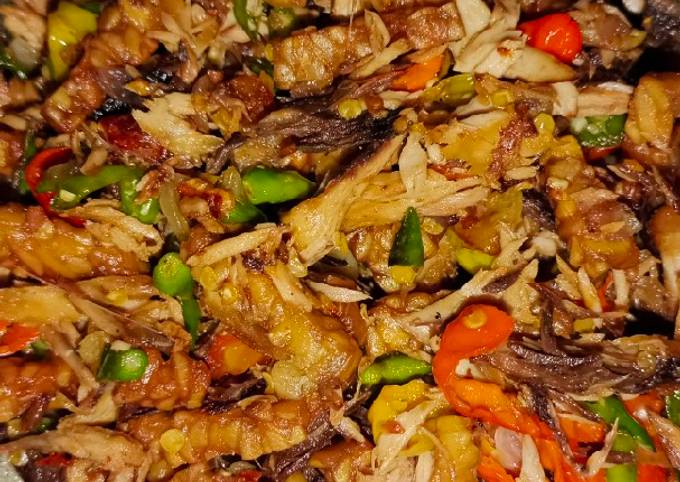 Resep Tumis Tempe Tongkol Suwir Pedas Oleh Derra Rahmawati F A Cookpad