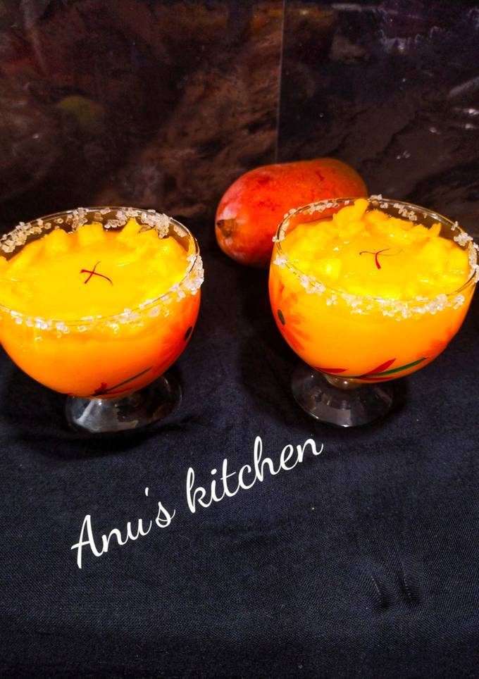 Kesri Aamras Recipe by Anuradha harwani - Cookpad