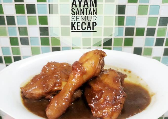 Resep Ayam santan semur kecap praktis oleh Nida Nurul Fitri - Cookpad