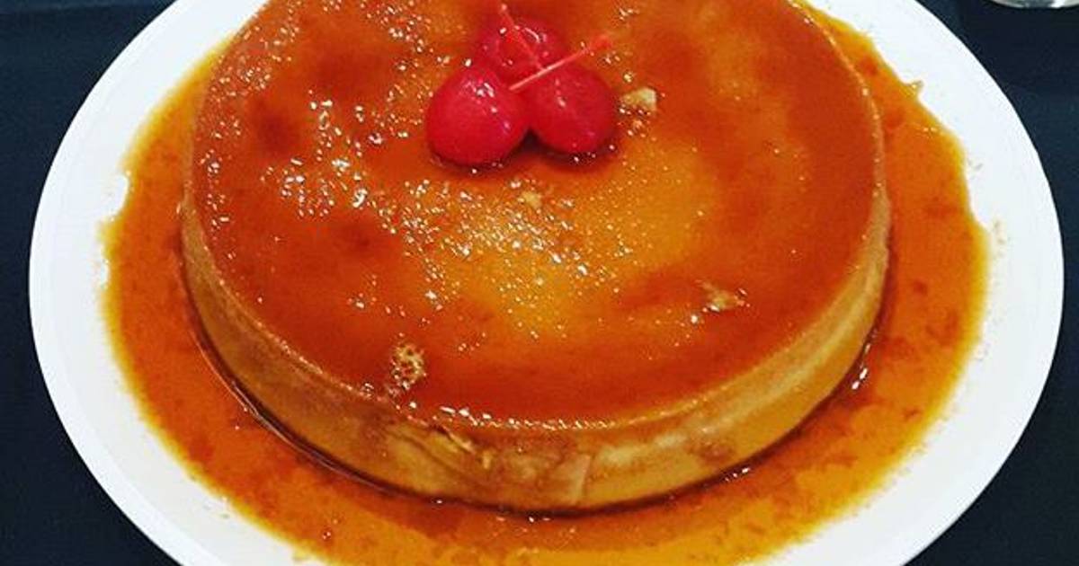Flan de Jalao Receta de Chef Diosa- Cookpad