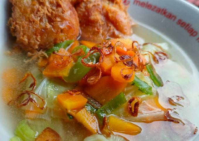 Resep Sayur Sop & Perkedel Kentang oleh Lely - Cookpad