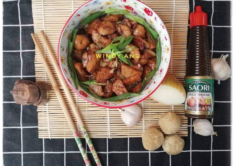 Resep Bakso Tempe Teriyaki - Menu hemat, sehat tapi tetep nikmat 💙 Anti ...