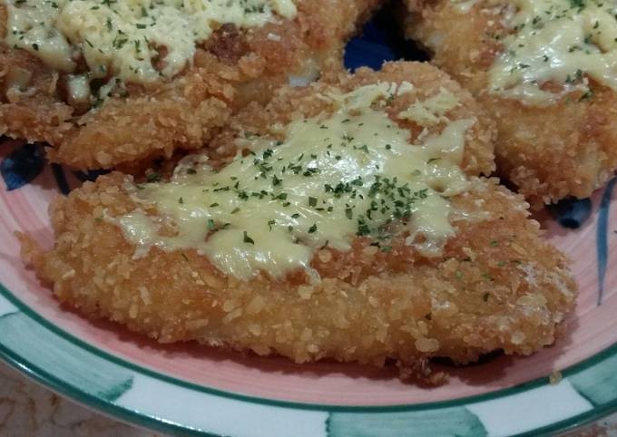 Resep Cheesy Fried Dori (Fish n Chip) oleh Yadayka - Cookpad