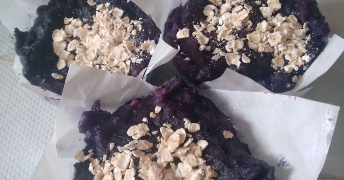 Resep 3 Ingredients Vegan Gluten Free Purple Sweet Potato Galaxy ...