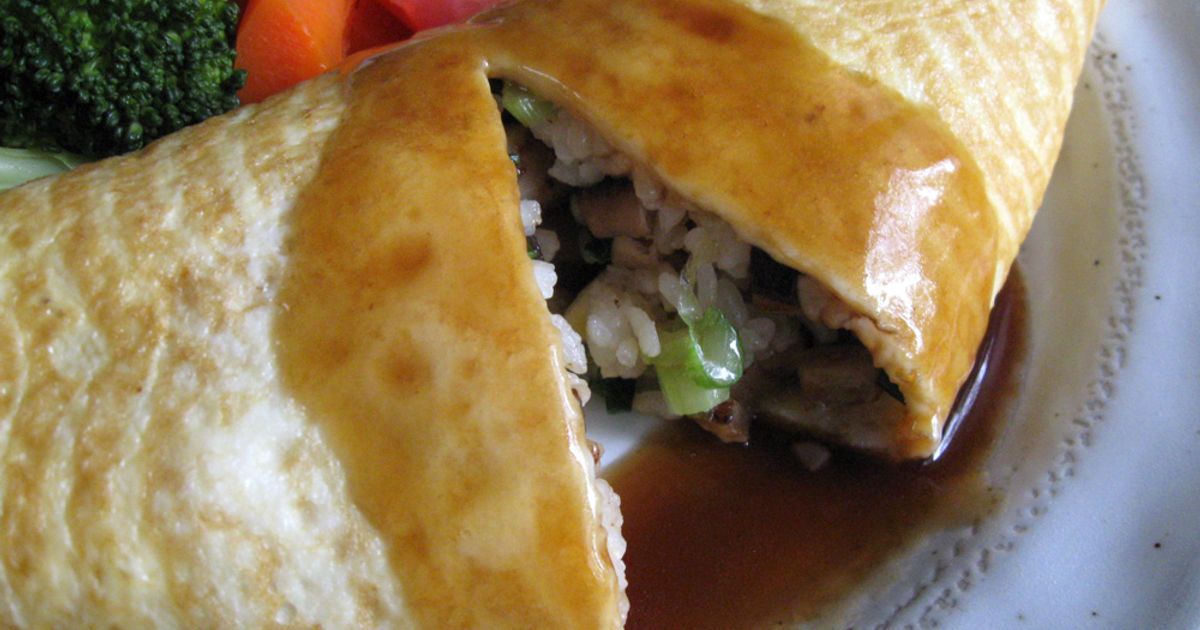 Oyster Sauce Omu Rice (Omelette Rice) Recipe by Hiroko Liston - Cookpad